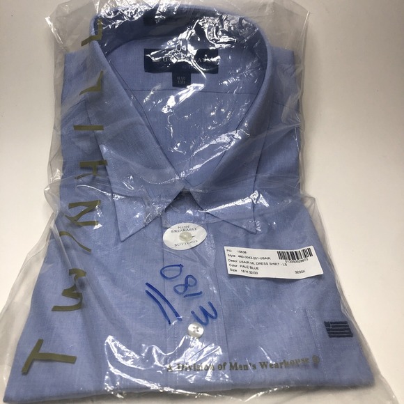 stan herman | Shirts | Stan Herman I S Airways Mens Xl Blue Long Sleeve ...